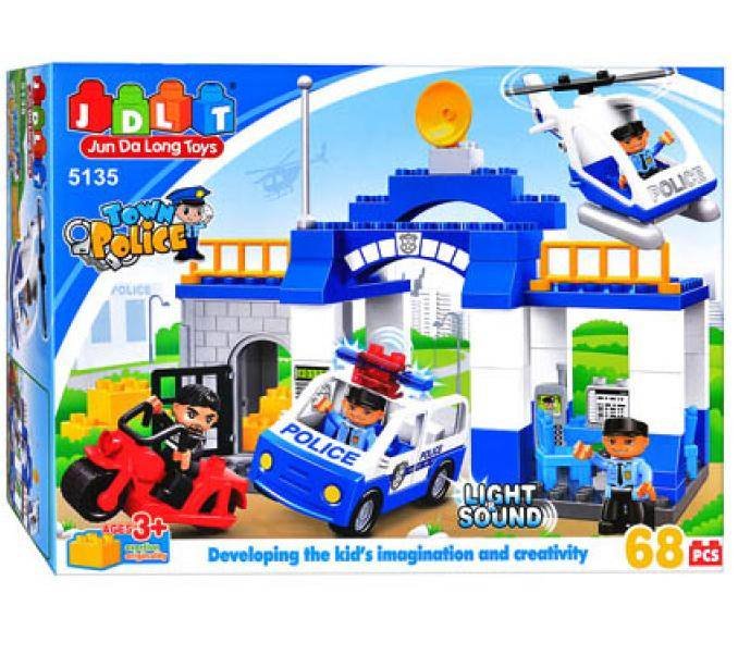 Конструктор полицейский участок со звуком и светом 68 деталей JDLT 5135 купить в Харькове ...