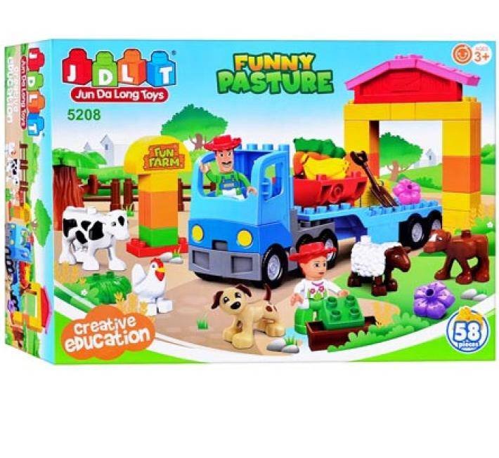 Конструктор Ферма 58 крупных деталей JDLT 5208 купить в Харькове, Украине - У Нафани