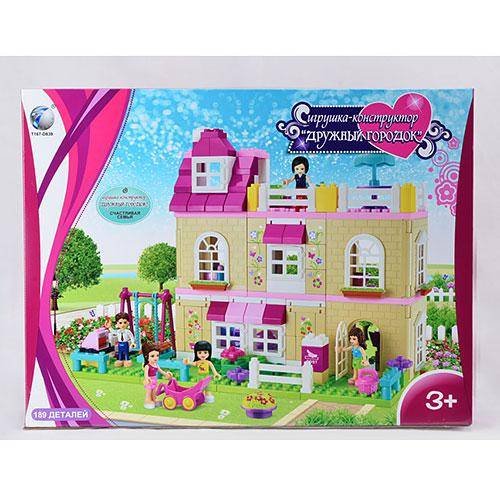 Конструктор для девочек "Модный дом" JDLT 189 деталей 5228 купить в Харькове, Украине - У Нафани