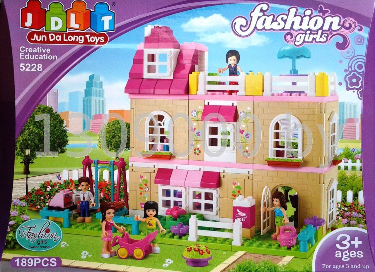 Конструктор для девочек "Модный дом" JDLT 189 деталей 5228 купить в Харькове, Украине - У Нафани