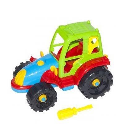 Конструктор собирайка большой разборной Трактор 30.006 Toys Plast ...
