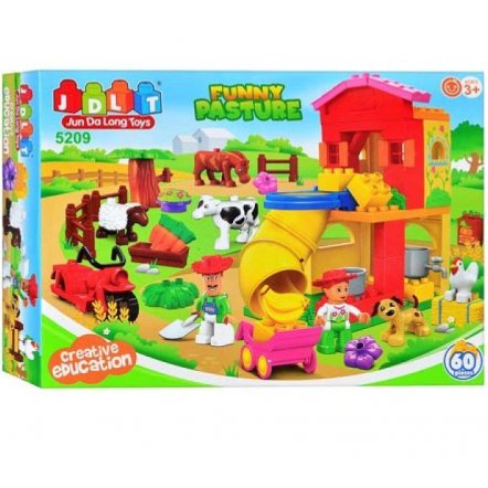 Конструктор Ферма 60 крупных деталей JDLT 5209 купить в Харькове, Украине - У Нафани